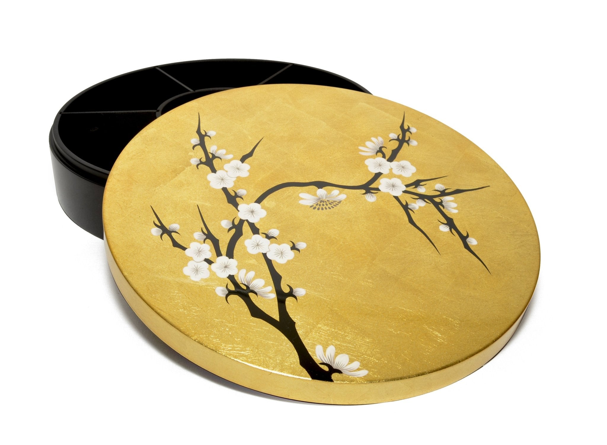 Eight Treasures Box, Round, Cherry Blossom - Qua | Distinctive Gifts