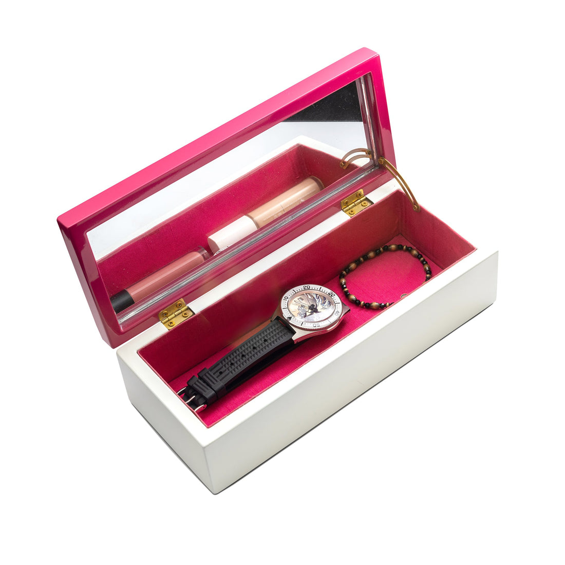 Jewellery Box, Just Colour (Pink) - Qua | Distinctive Gifts